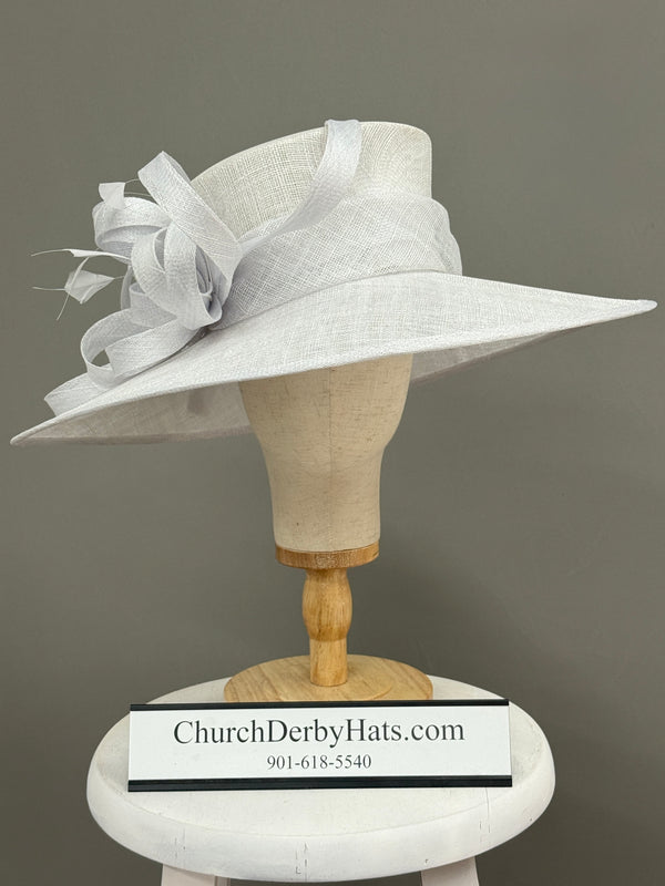 Chalk White - Church Derby Hat