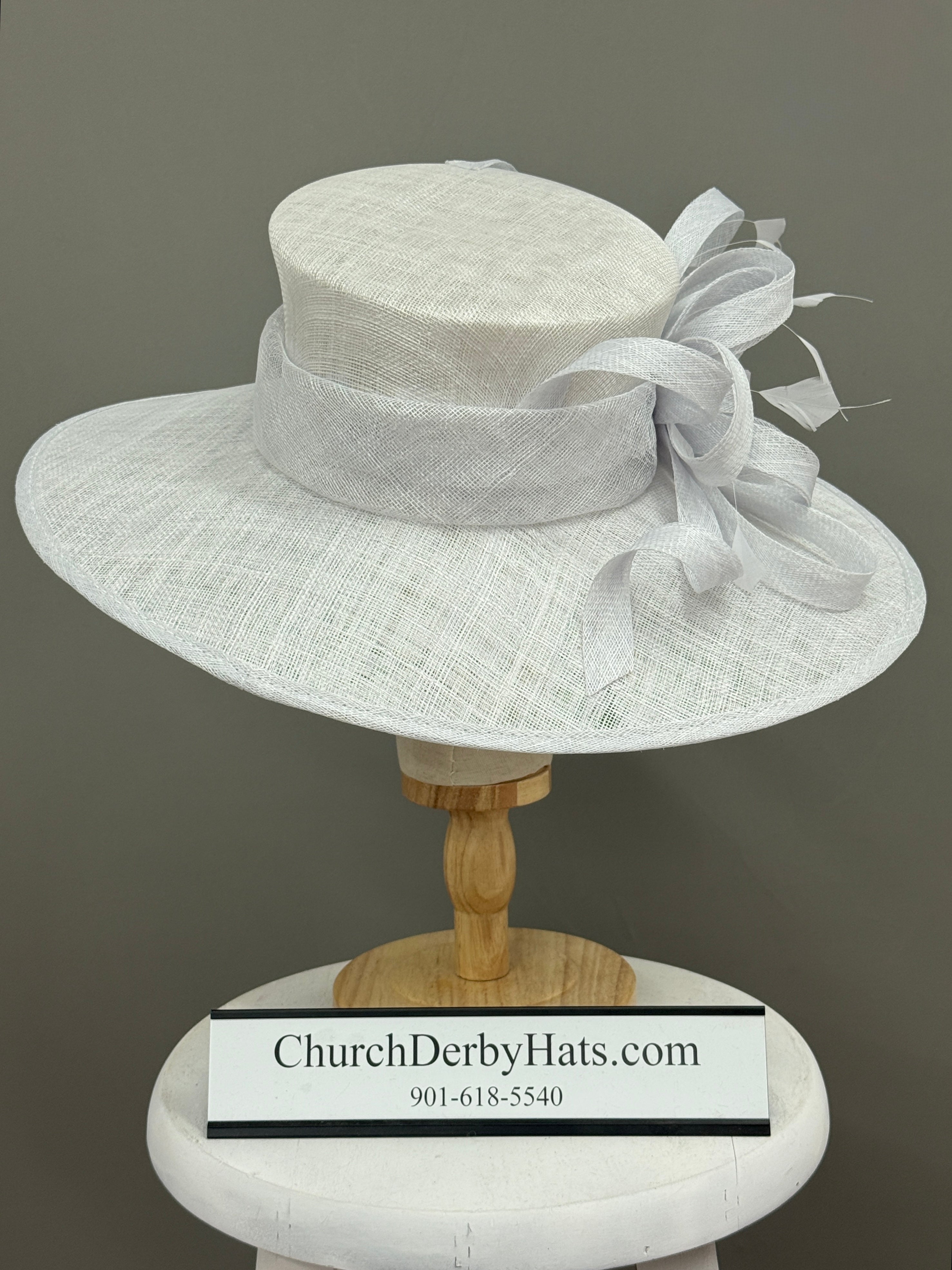 Chalk White - Church Derby Hat